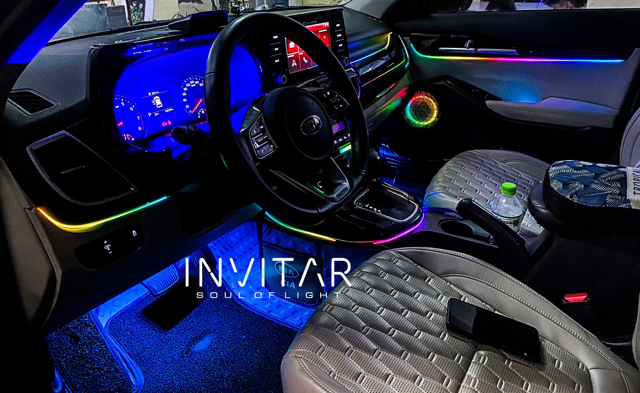 Led nội thât ô tô nâng cao thẩm mỹ cho khoang nội thất 18-23 chi tiết